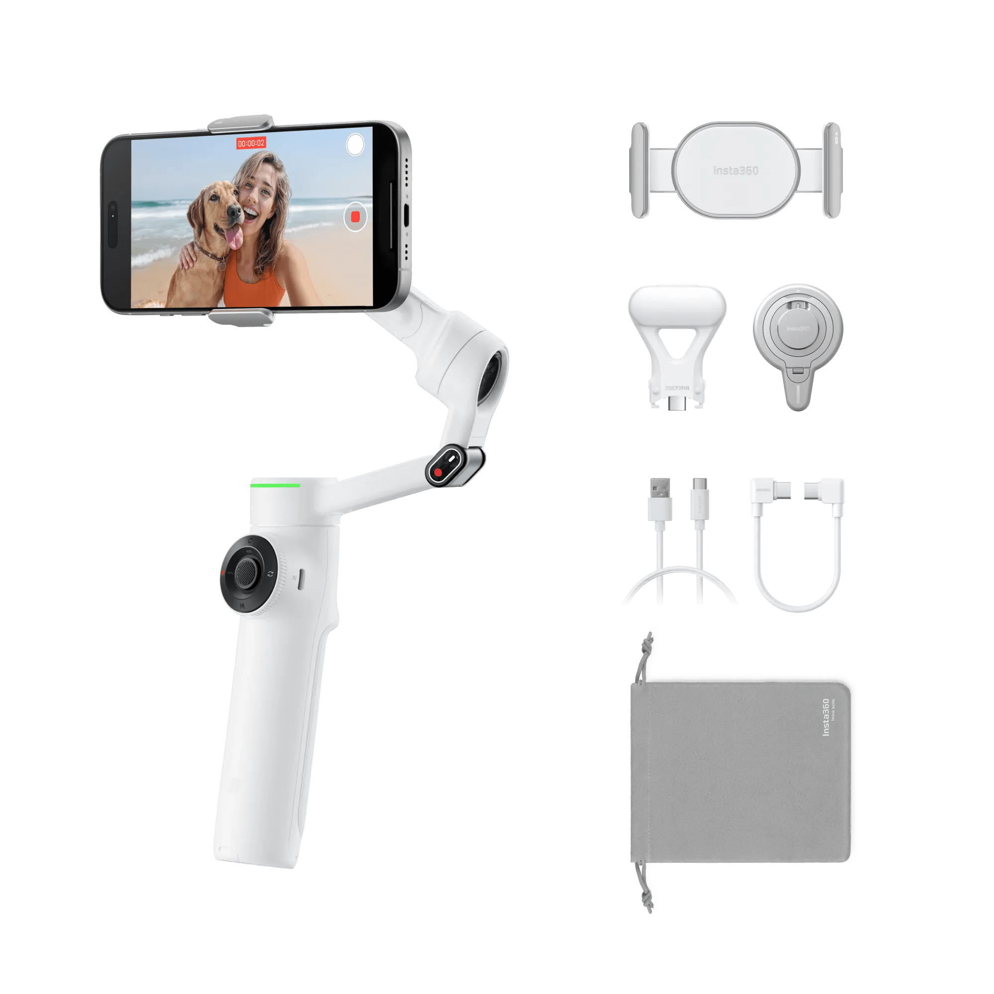 Insta360 Flow 2 Pro Creator Bundle - All-in-One Kit